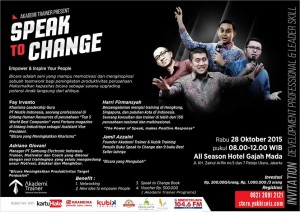 Seminar Jamil Azzaini Speak To Change